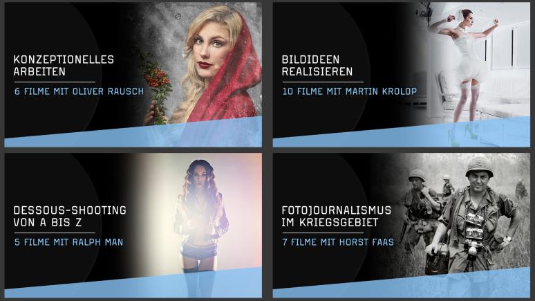 Vier neue Kurse aus dem Programm | FotoTV.