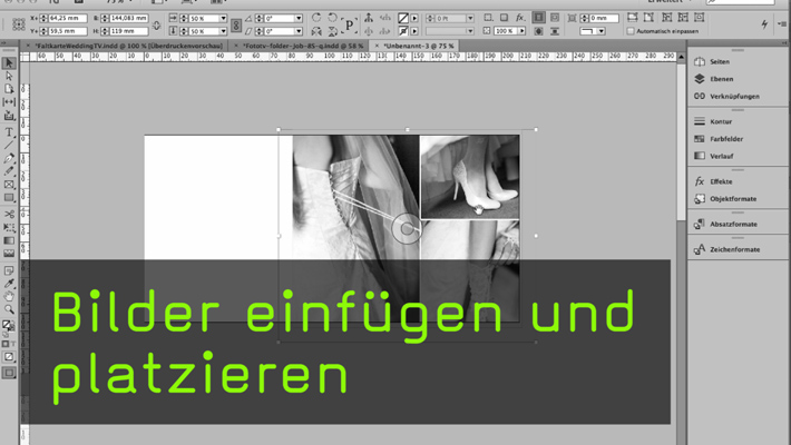 Video: Ihr lernt, wie Ihr Bilder in InDesign CC platziert und anpasst