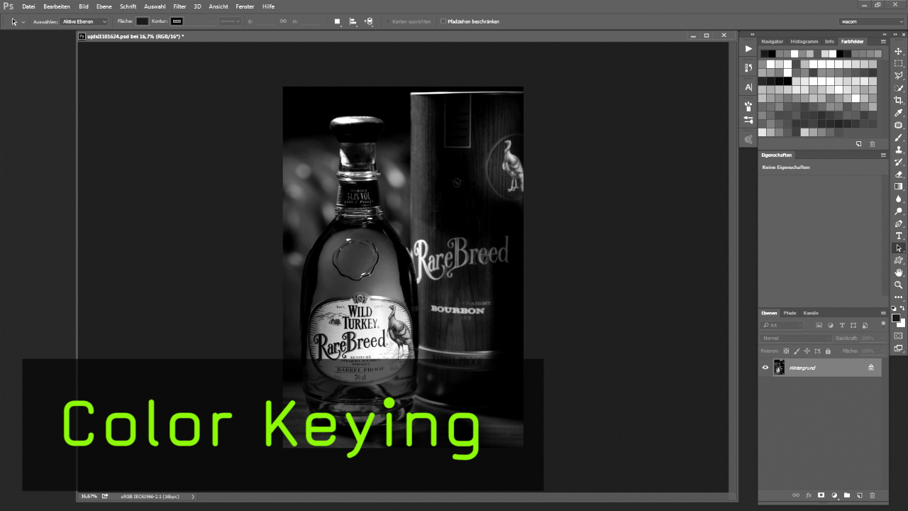 Video: Color Key nichtdestruktiv in Photoshop CC anwenden