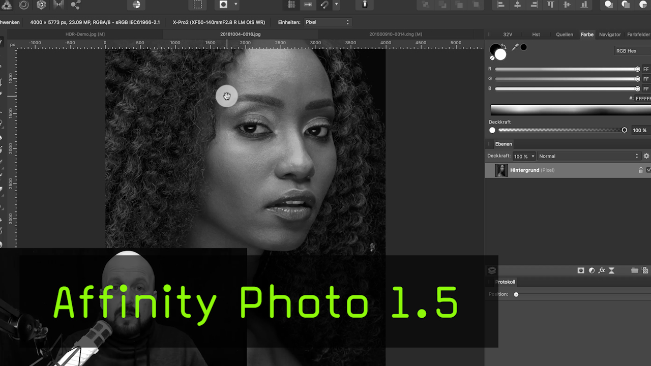 Video: Das Affinity Photo Update nun auch für PC
