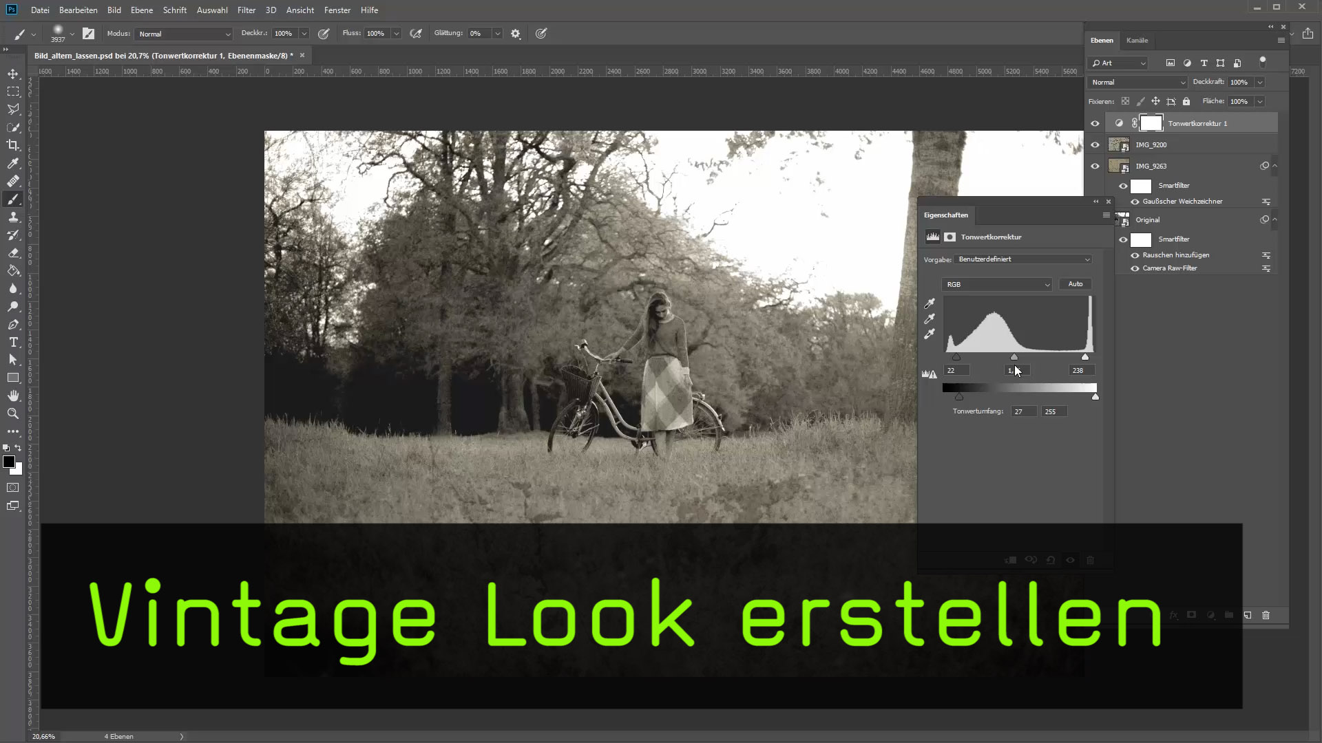 Video: Ein aktuelles Bild alt aussehen lassen