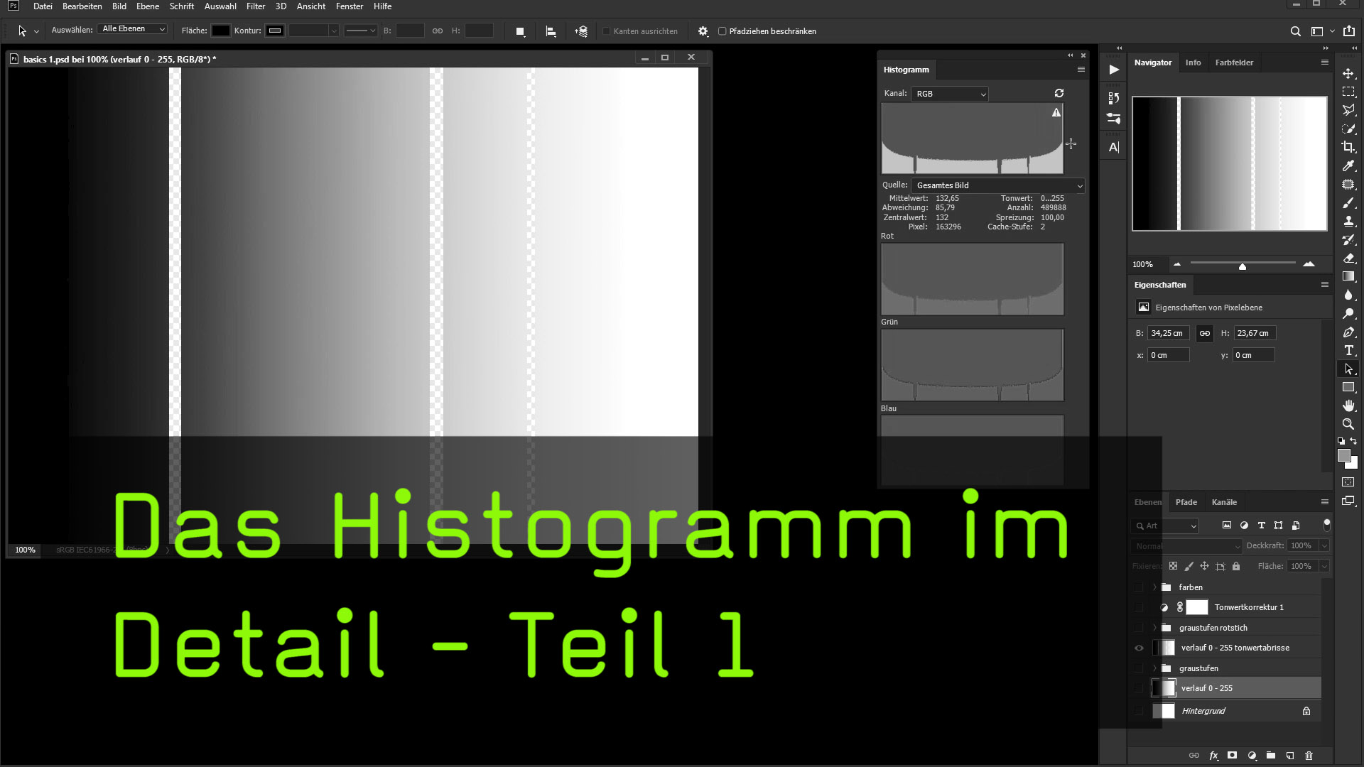 Video: Das Histogramm in Photoshop - eine Einführung