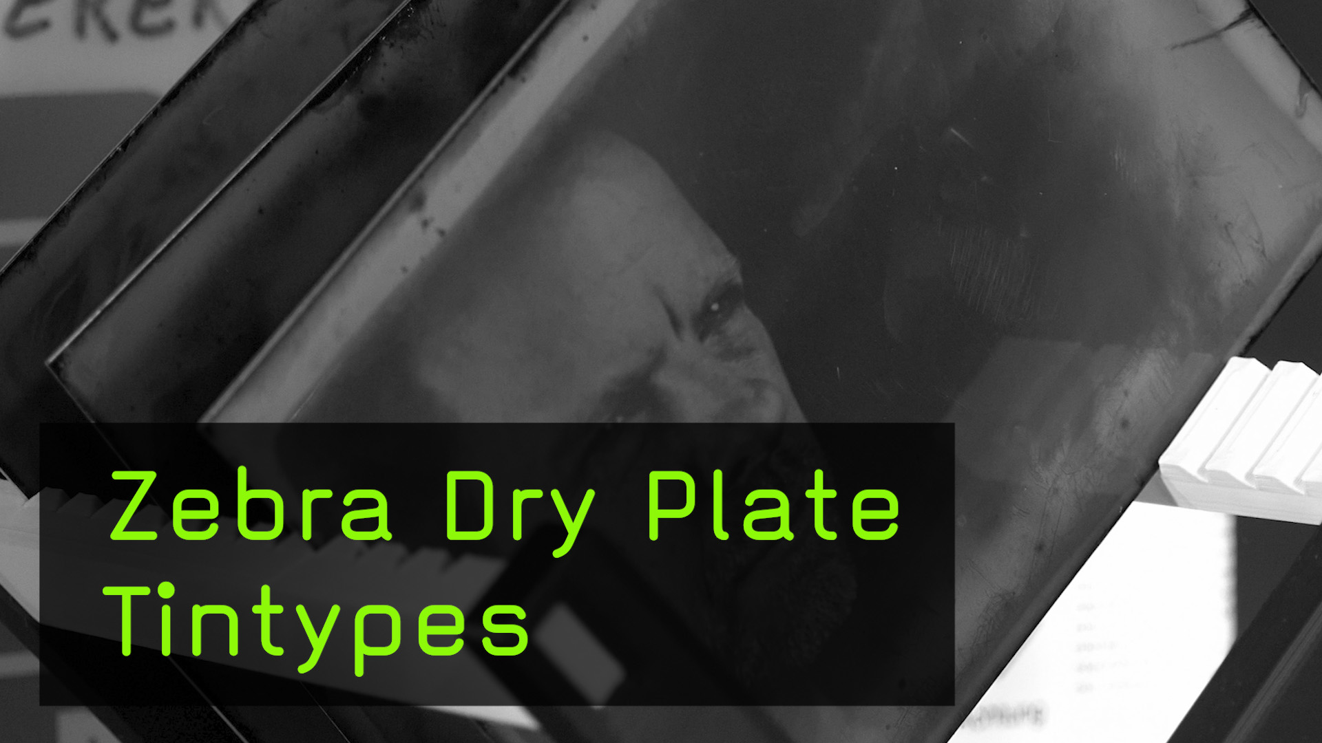 Video: Analoge Fotografie auf Zebra Dry Plate Tintypes
