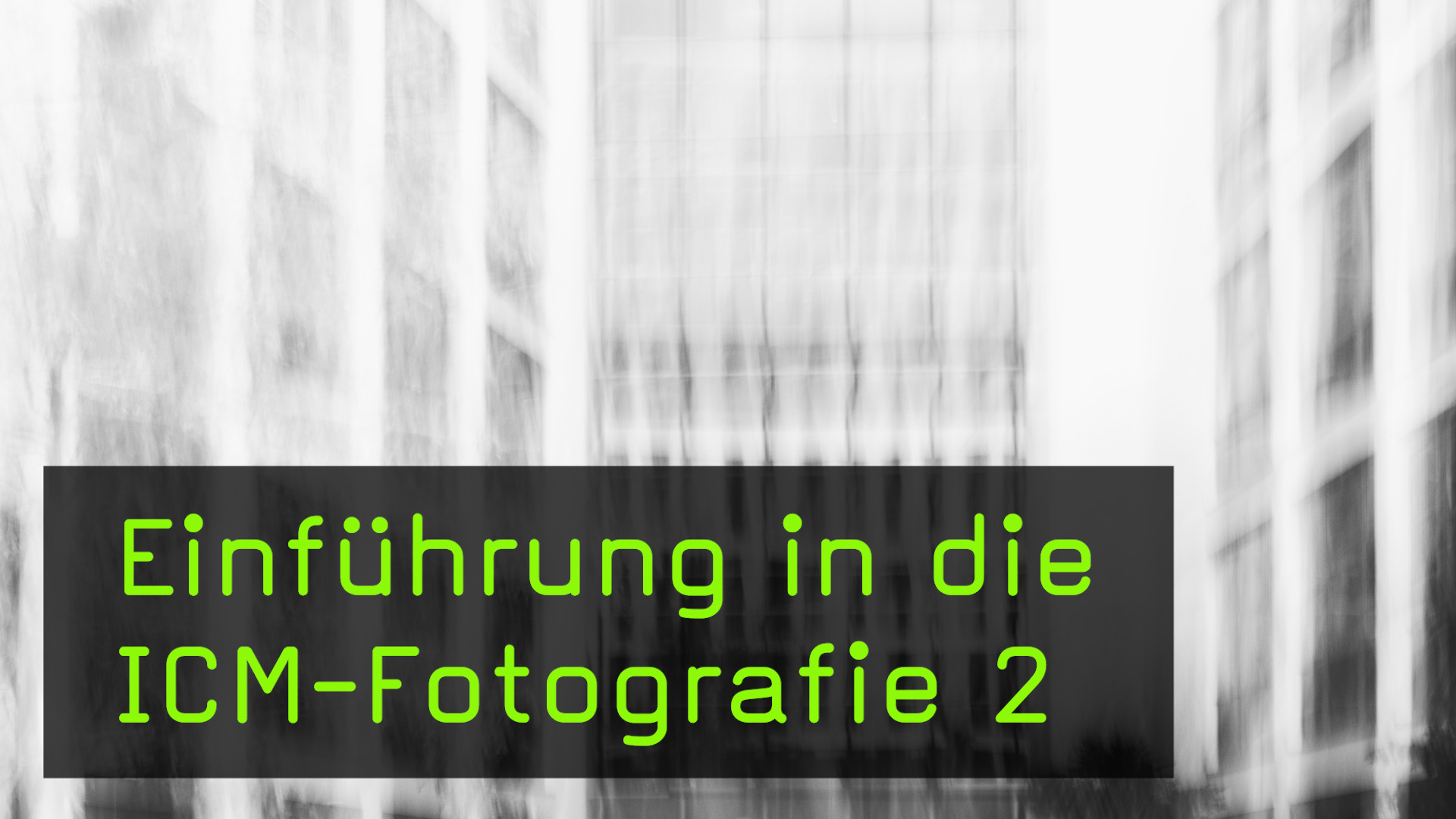 Video: ICM-Fotografie in der Stadt