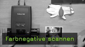 Flachbettscanner - Schwarz-Weiß-Negative scannen
